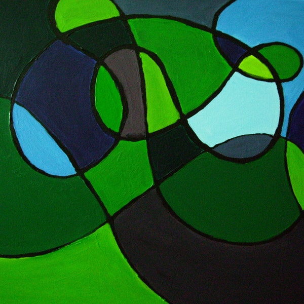 Spring Landscape, Spring Oil Pastel, Original Oil Pastel Art, Wall Art ...