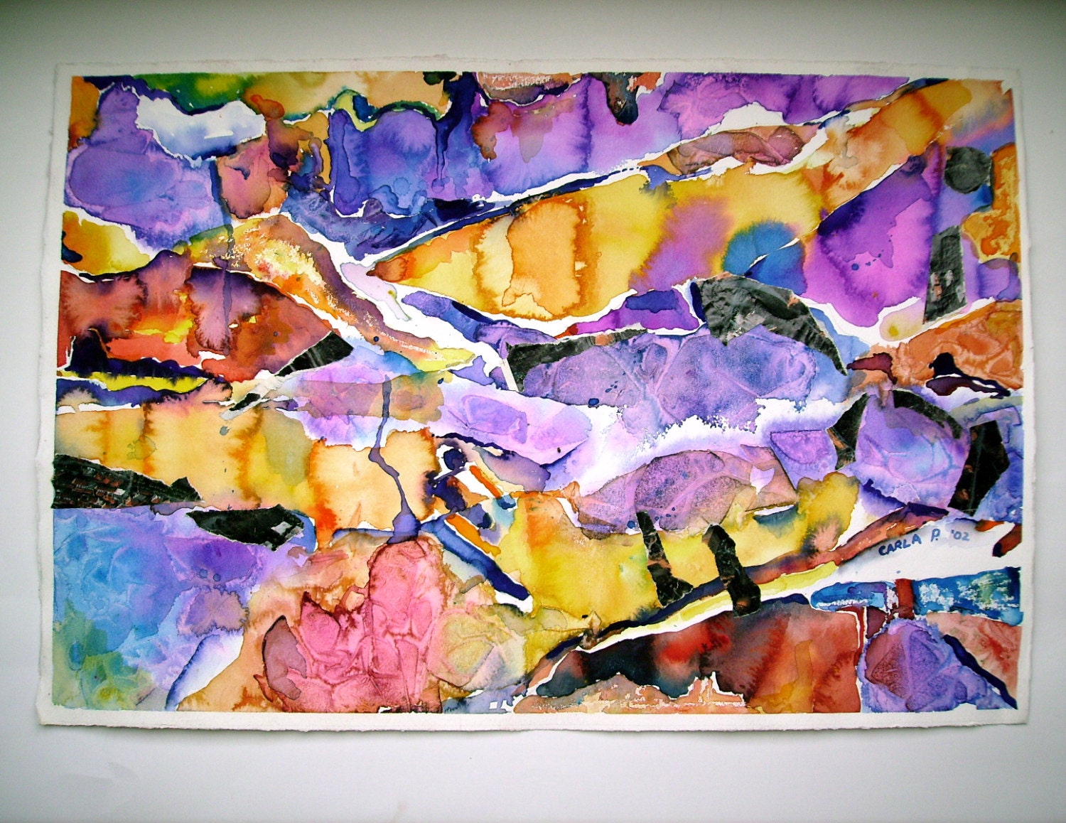 Watercolor Abstract Painting, Abstract Art, Colorful Abstract, Original ...