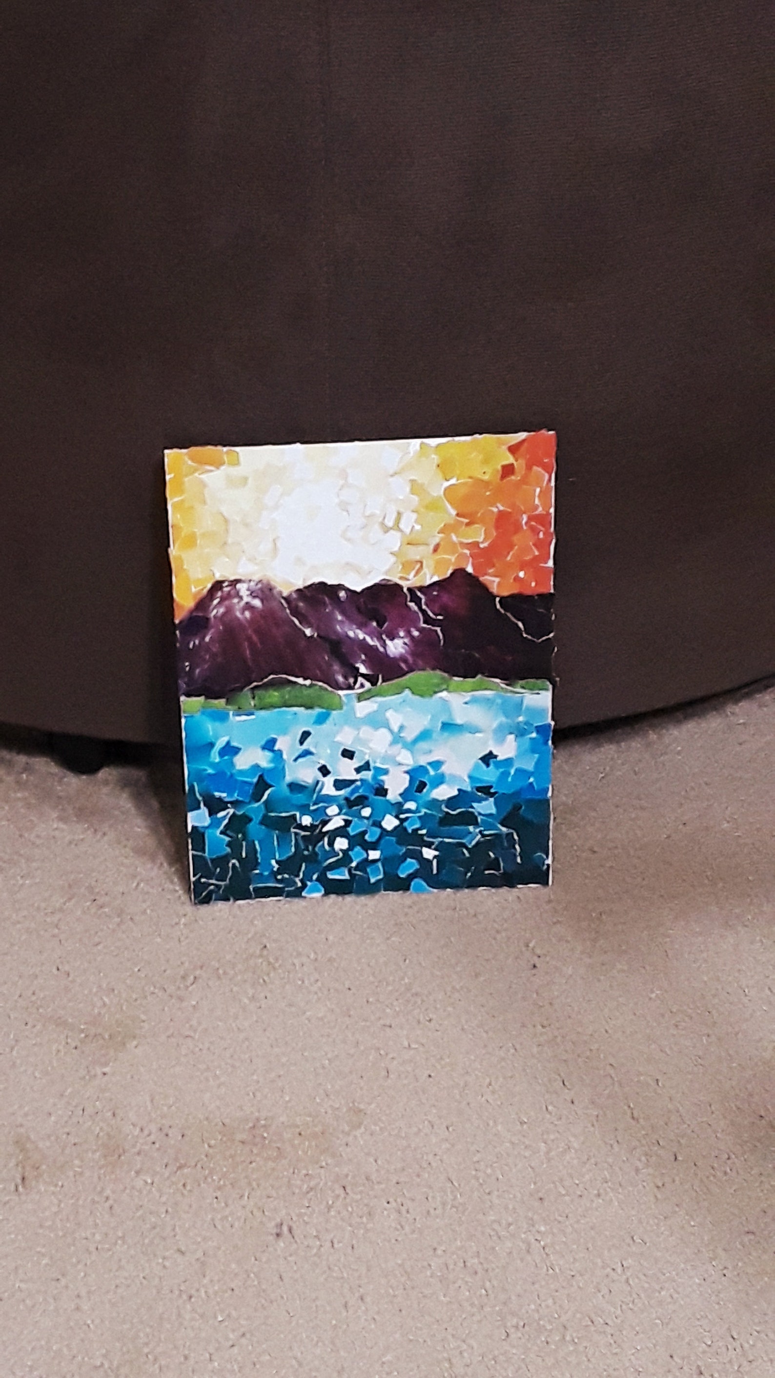 Collage Art, Collage Landscape, Landscape Art, Nature Art, Home Decor ...