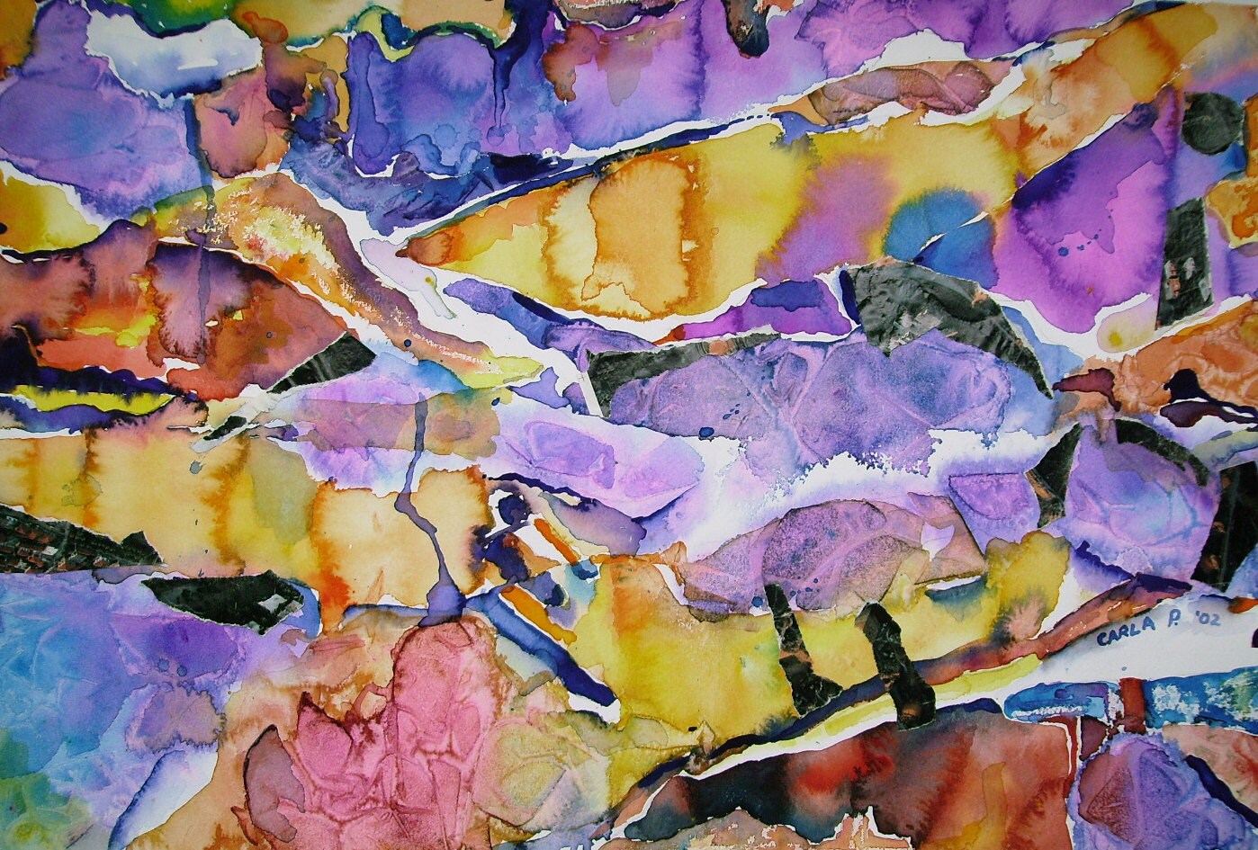 Watercolor Abstract Painting, Abstract Art, Colorful Abstract, Original ...