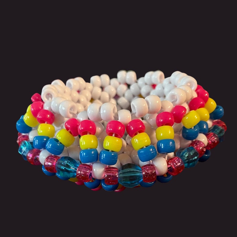 Neon Blacklight Kandi Cuff - Etsy