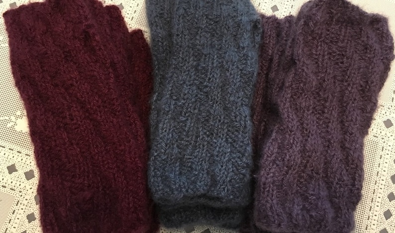 Fingerless Gloves Made from Qiviut the wool of the Musk Ox | Etsy
