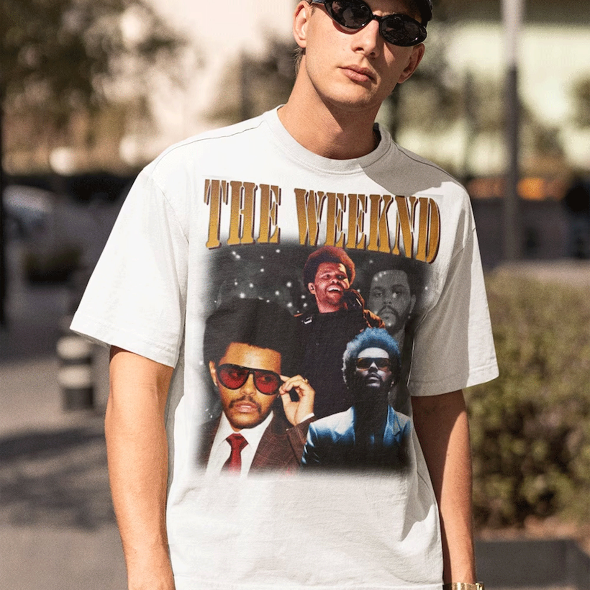 Vintage the Weeknd T-shirt, the Weeknd T-shirt Hip-hop Music Shirt ...