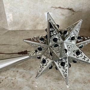 Handmade Tin Star Tree Topper: Multicolored Marbles, Moravian Star - Etsy
