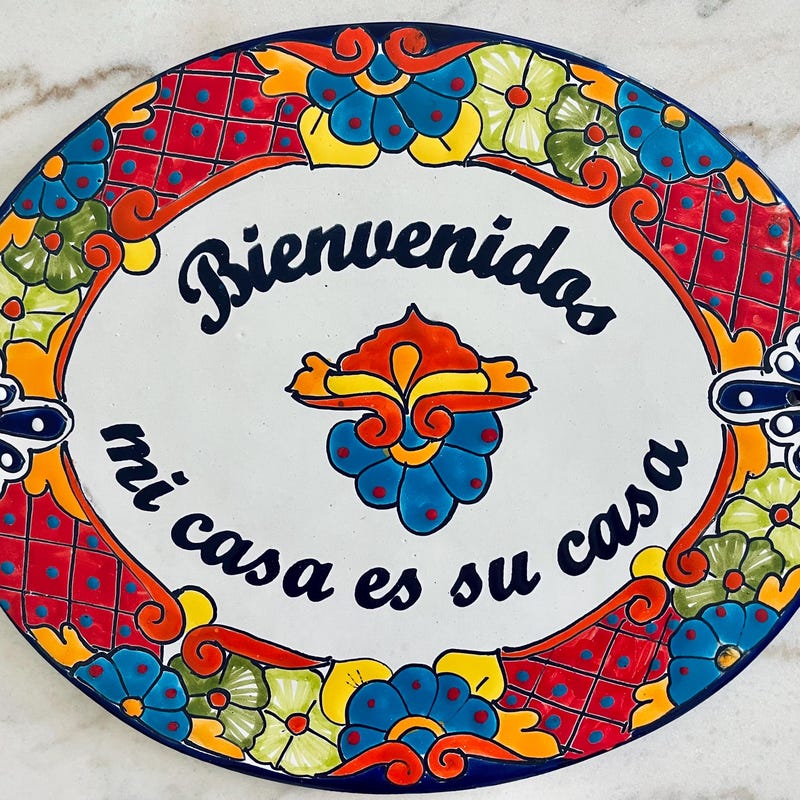Talavera Welcome Sign - Etsy