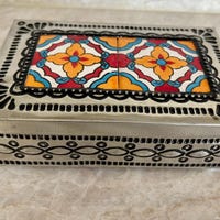 Box "royal Ball", Vintage, Display Box for Jewelery, Hexagon Box ...
