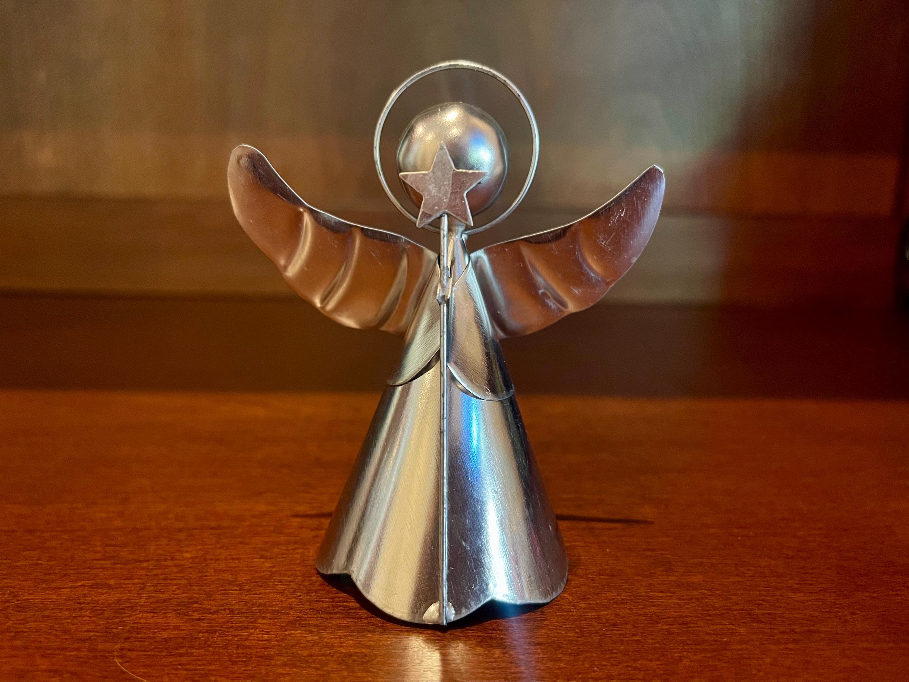 Handcrafted Tin Angel Christmas Ornaments - Set of Six - Etsy