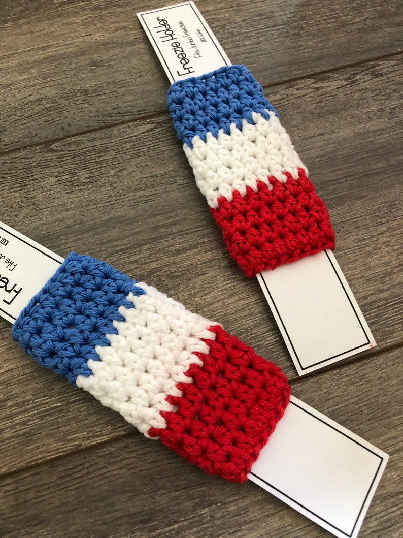 PDF Pattern for Crochet Freeze Pop Holders Crochet Tutorial - Etsy