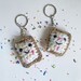 Crochet Toaster Pastry Keychain Pattern. Printable Crochet Keychain ...