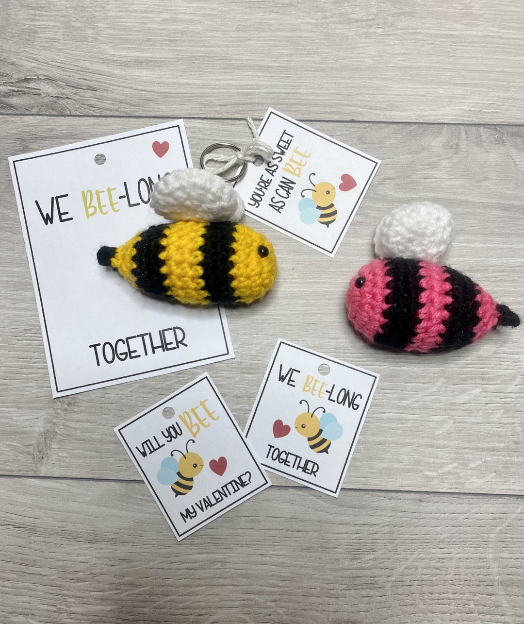PRINTABLE Valentine's Day Bee Gift Tags. Valentine's Cards for ...