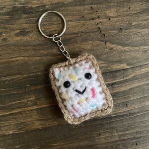 Crochet Toaster Pastry Keychain Pattern. Printable Crochet Keychain ...