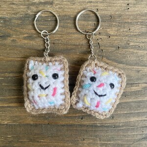 Crochet Toaster Pastry Keychain Pattern. Printable Crochet Keychain ...