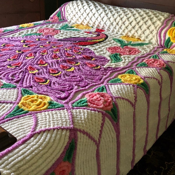 Chenille Bedspread - Etsy