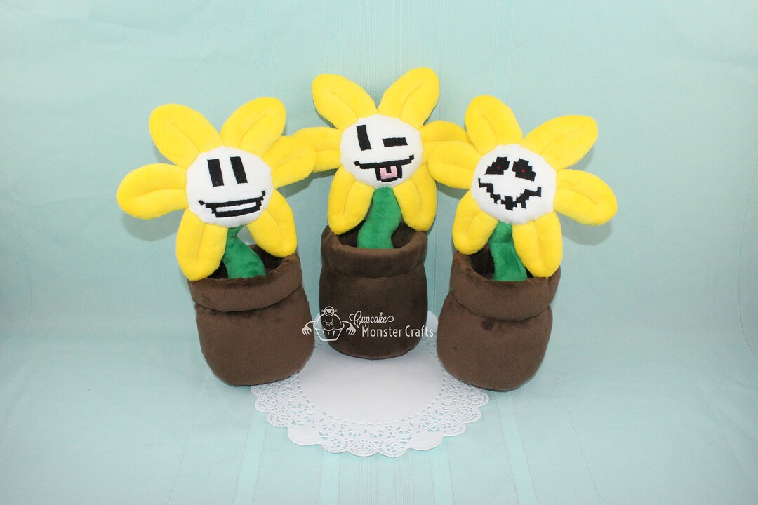 MADE TO ORDER** Flowey Plush From Undertale - Etsy UK