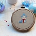 William the Worm - Labyrinth Cross Stitch - Ello Worm Modern Cross ...