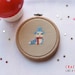 William the Worm - Labyrinth Cross Stitch - Ello Worm Modern Cross ...