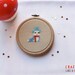 William the Worm - Labyrinth Cross Stitch - Ello Worm Modern Cross ...