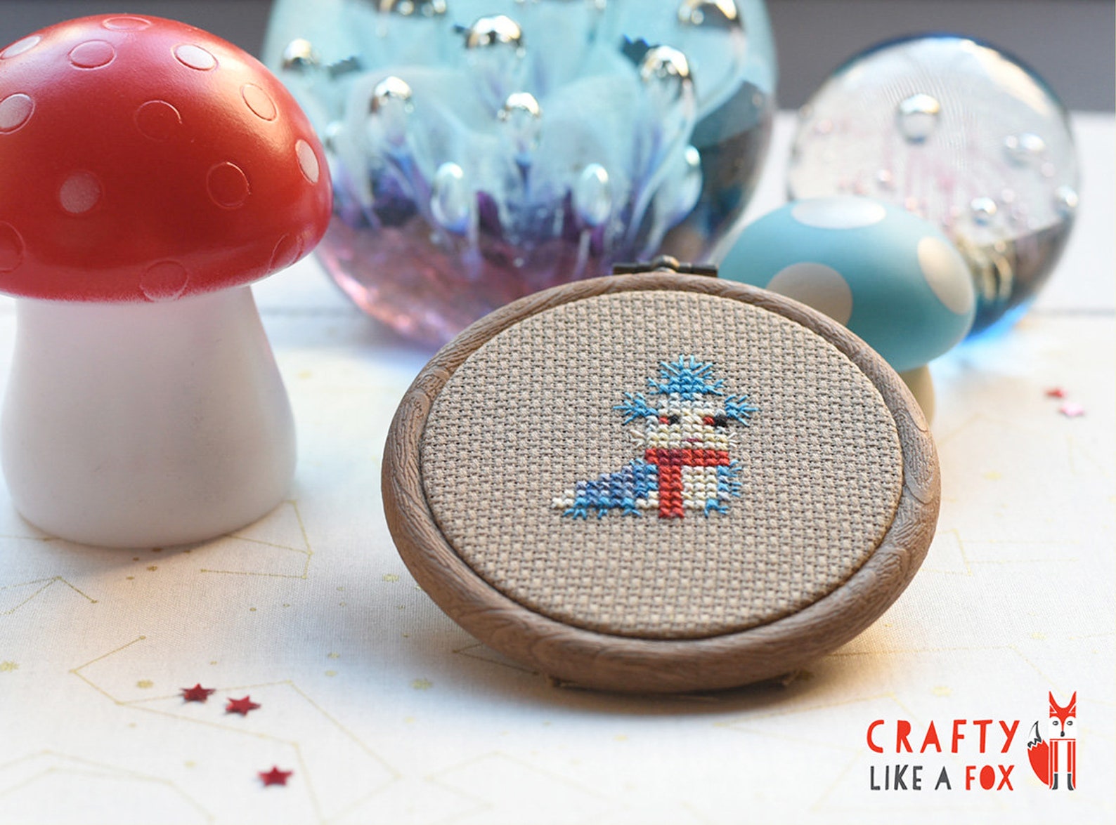 William the Worm Labyrinth Cross Stitch Ello Worm Modern - Etsy Canada