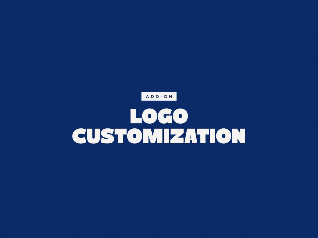 ADD-ON Logo Customization - Etsy
