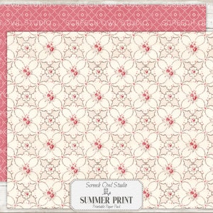 Printable Paper, Decorative Background Paper, Papercraft Supplies ...