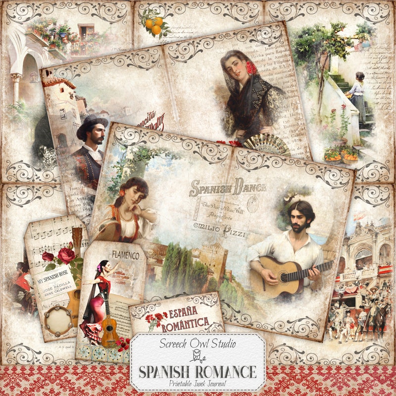 Spain Scrapbook - Etsy