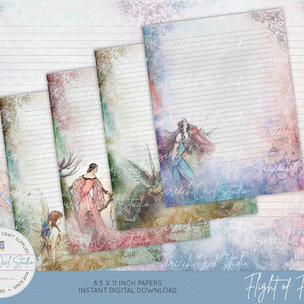 Fantasy Note Paper - Etsy