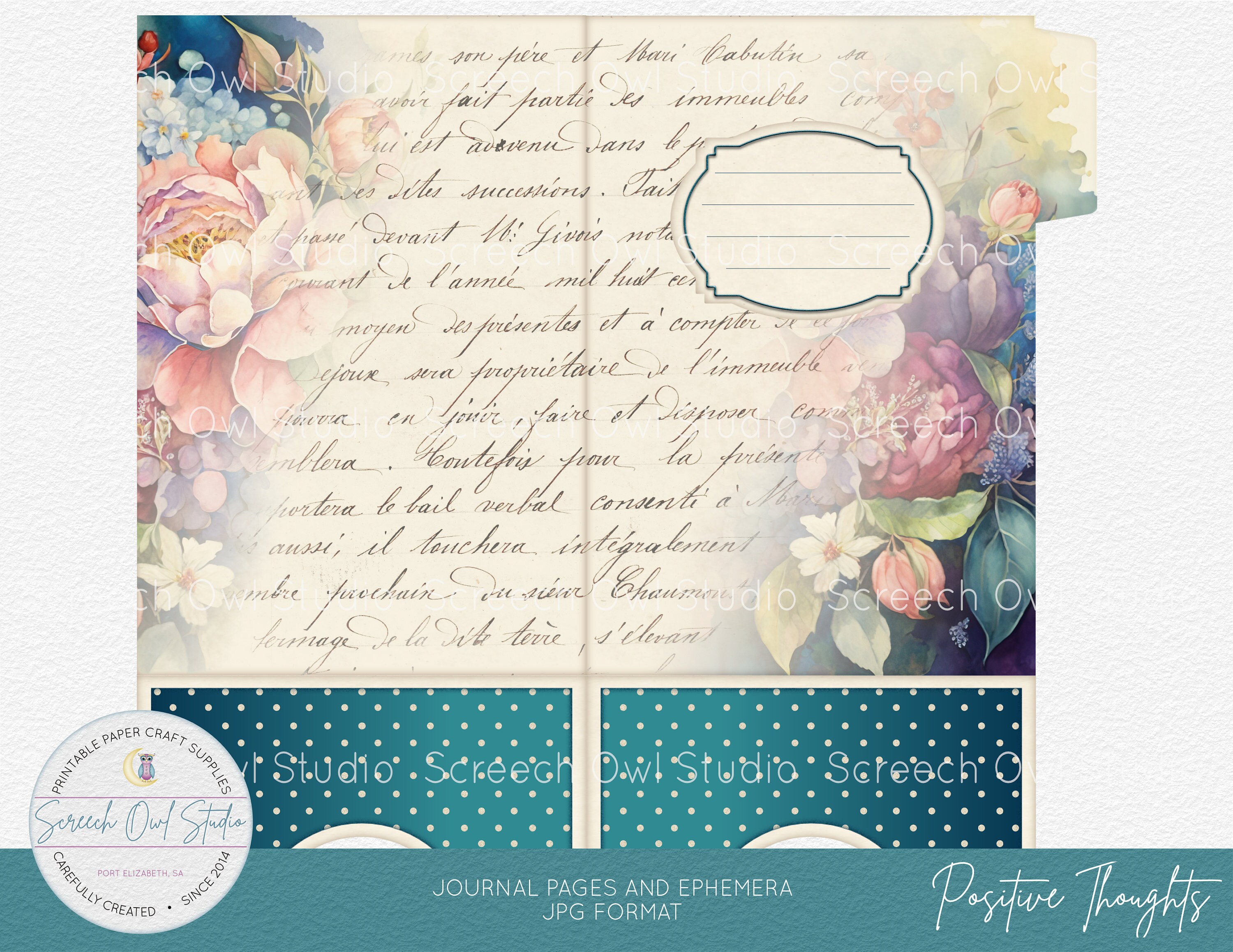Printable Journal Pages & Elements Journaling Ephemera Junk - Etsy