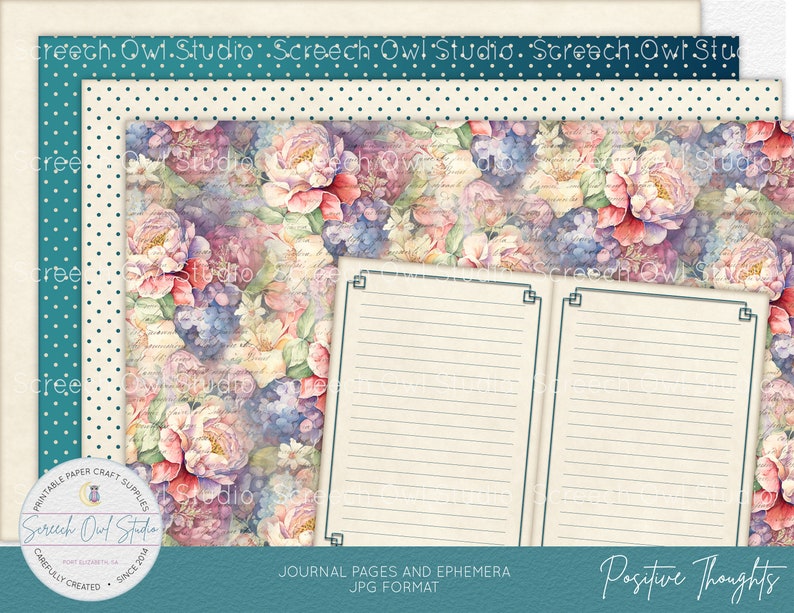 Printable Journal Pages & Elements Journaling Ephemera Junk - Etsy