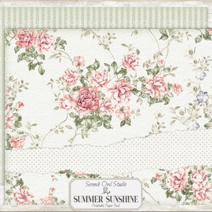 Printable Paper Pack, Printable Background Paper, Junk Journal ...