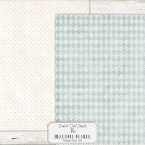 Printable Paper Pack, Journal Paper, Scrapbooking Paper, Digital Paper ...