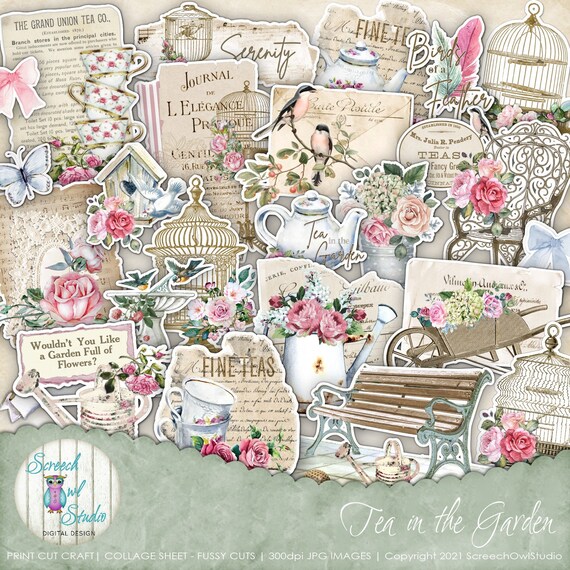 Paper Paper cut outs Journal words Pre-cut images from magazines ...