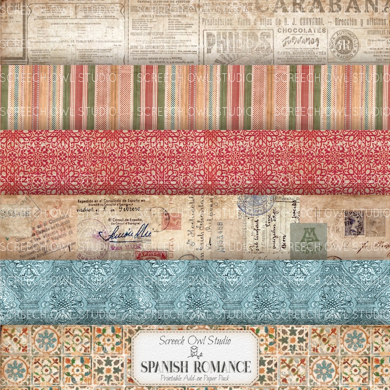 Spain Scrapbook - Etsy