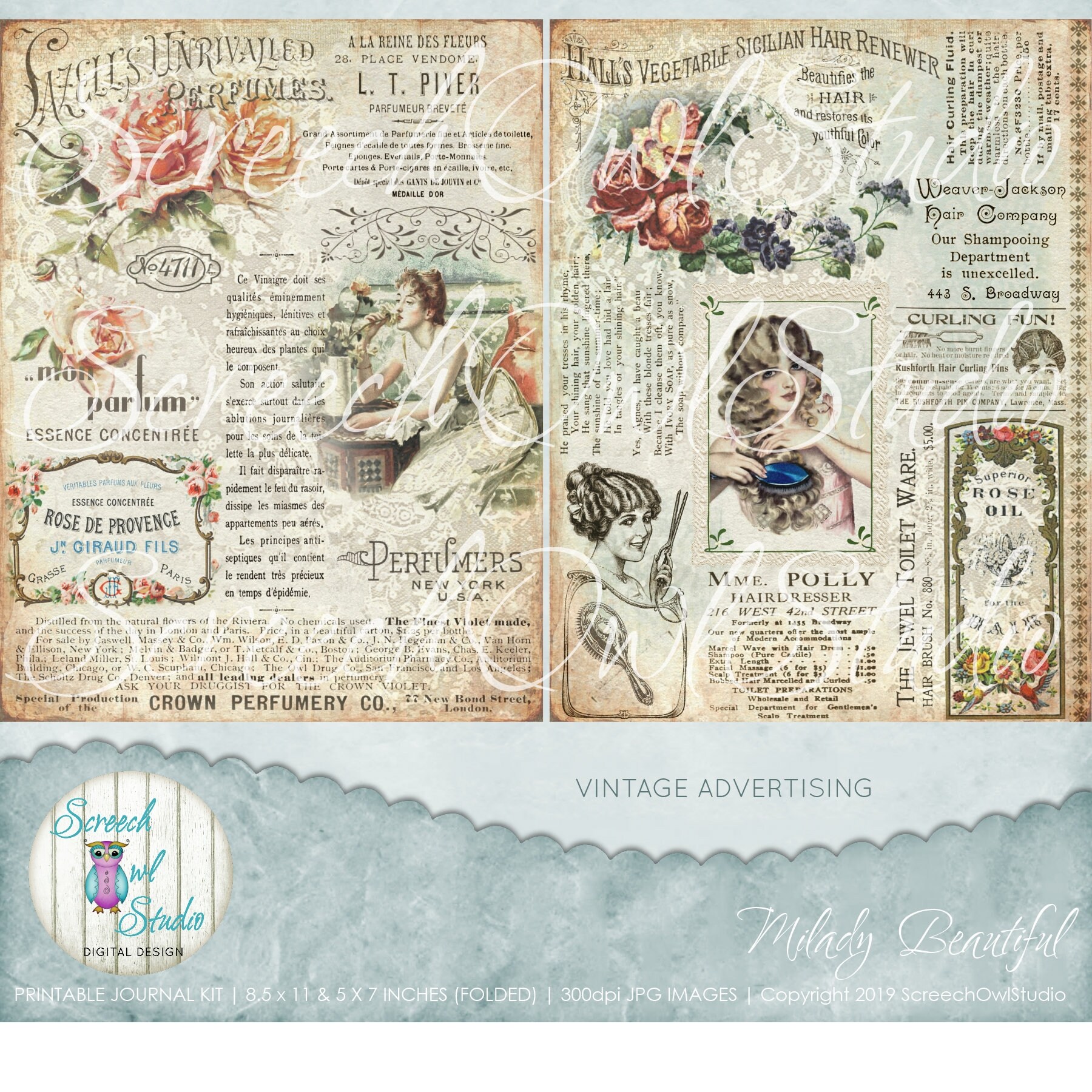 Digital Journal Pages 8.5 X 11 and 5 X - Etsy New Zealand