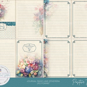 Printable Journal Pages & Elements Journaling Ephemera Junk - Etsy