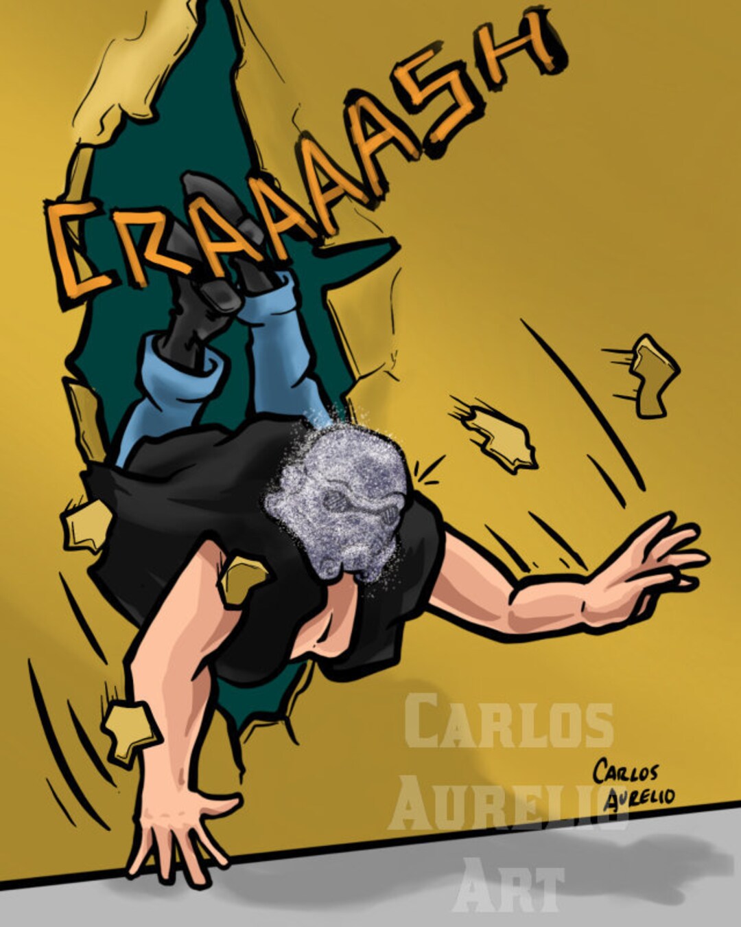 Shockmaster - Wrestling ART PRINT ***various Sizes*** - Etsy