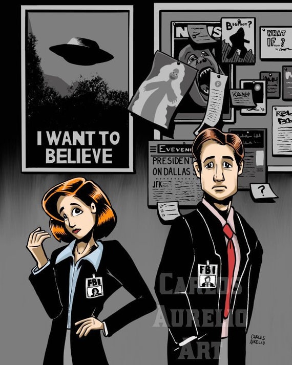 X-files ART PRINT the Truth is Out There various | Etsy
