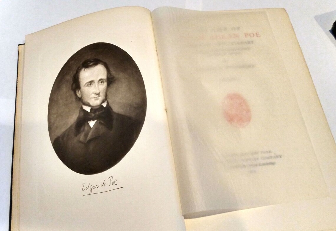 RARE the Life of Edgar Allan Poe Vol 1 and Vol.2 by George E. Woodberry ...