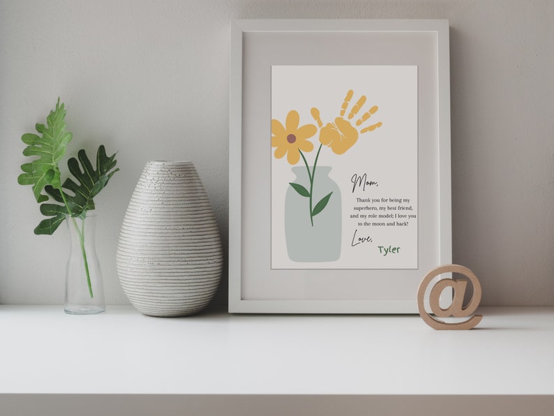 Mother's Day Handprint Printable - Etsy