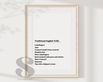 Trifle Poster - Etsy