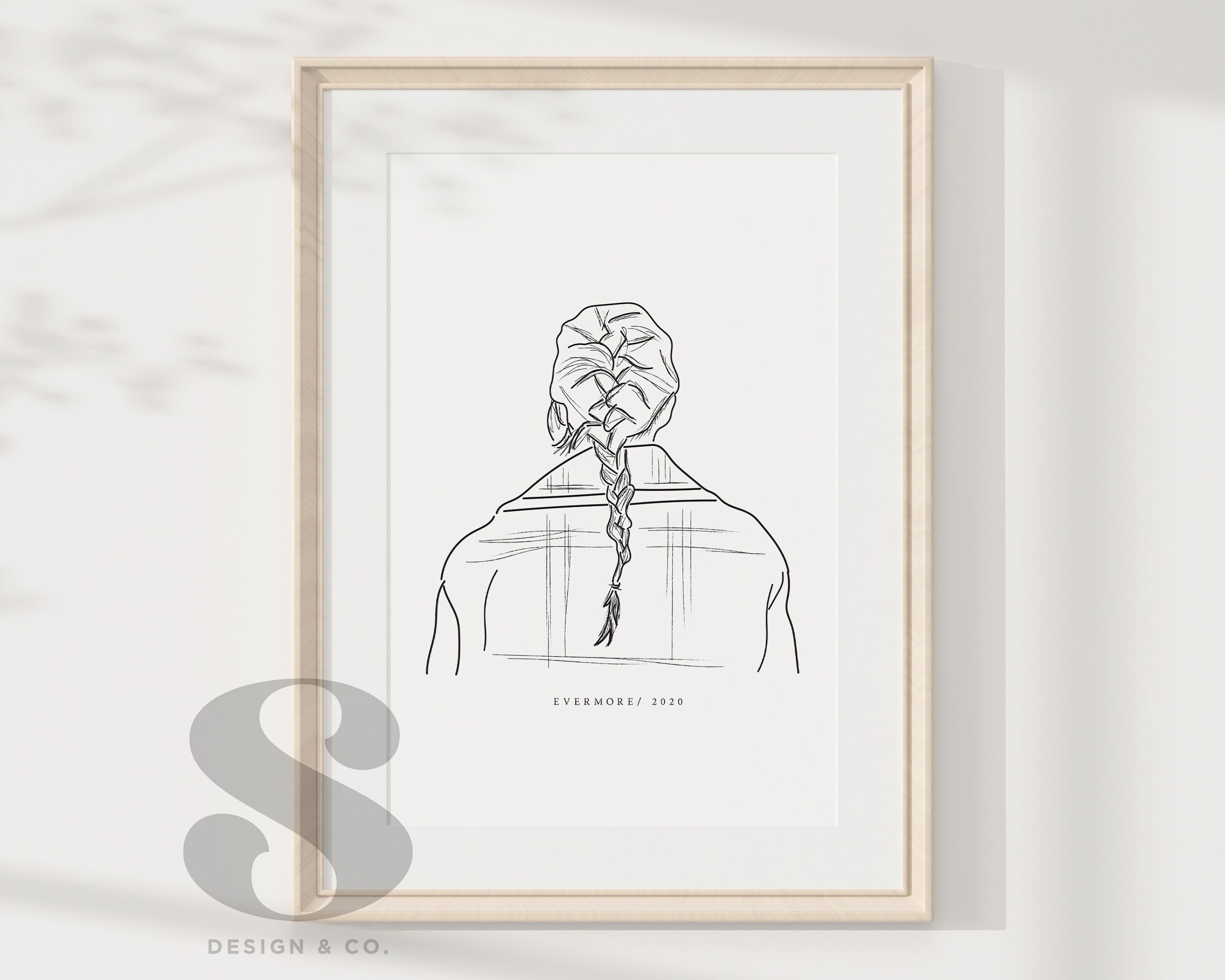 Taylor Swift Inspired Minimalist Print Evermore Printable - Etsy