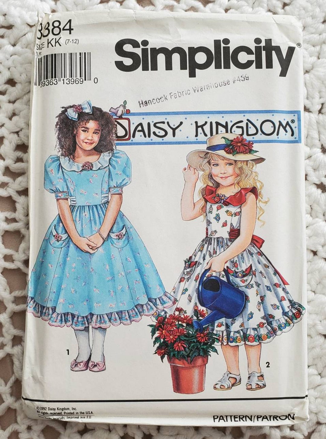Vintage Simplicity #8384 Pattern 1993 - Etsy