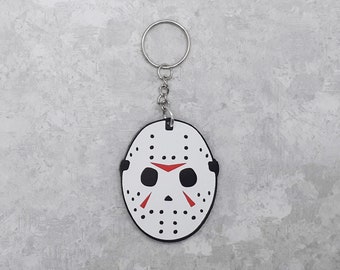 Jason Mask Keychain - Etsy