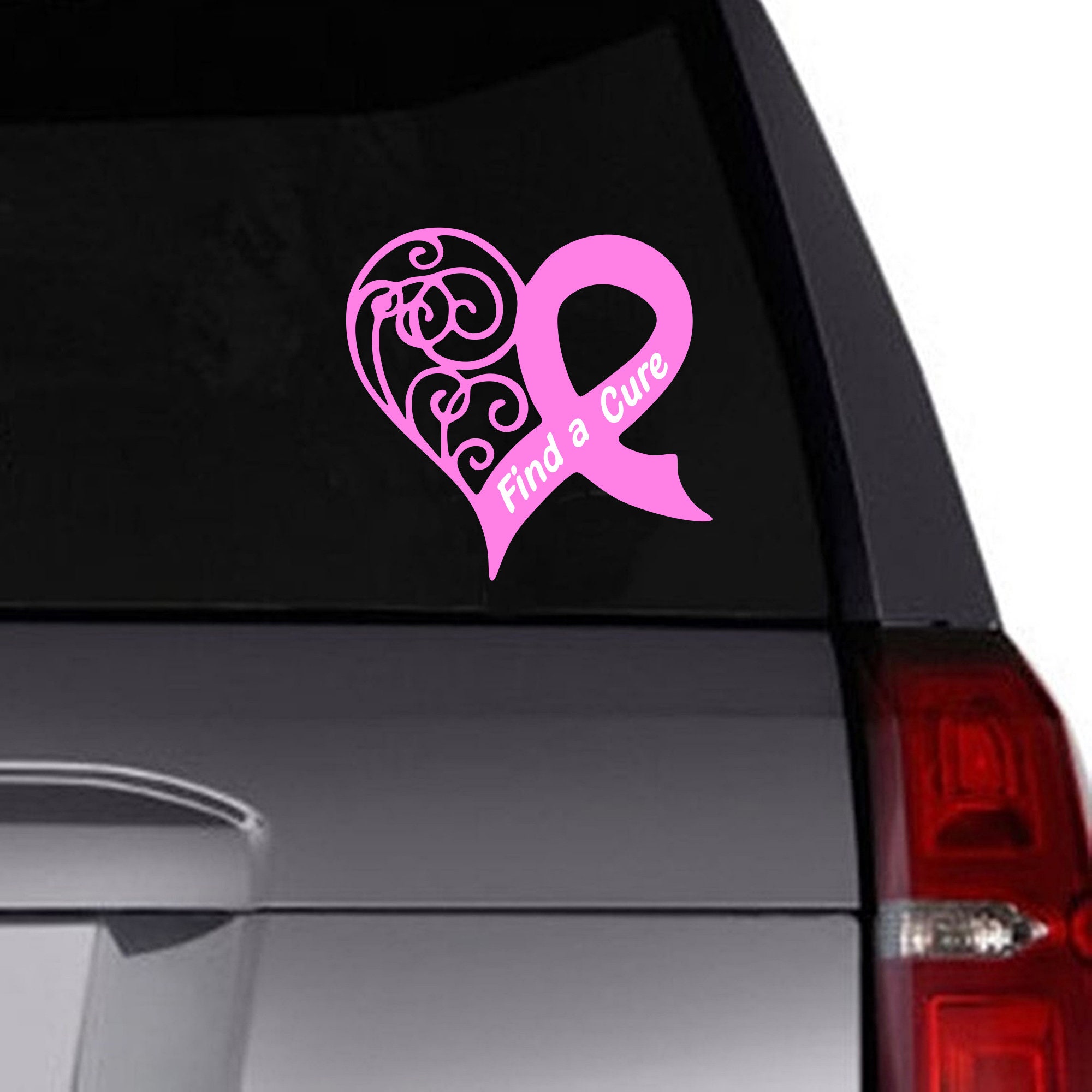Breast Cancer Awareness Car Decal Breast Cancer Awareness | Etsy