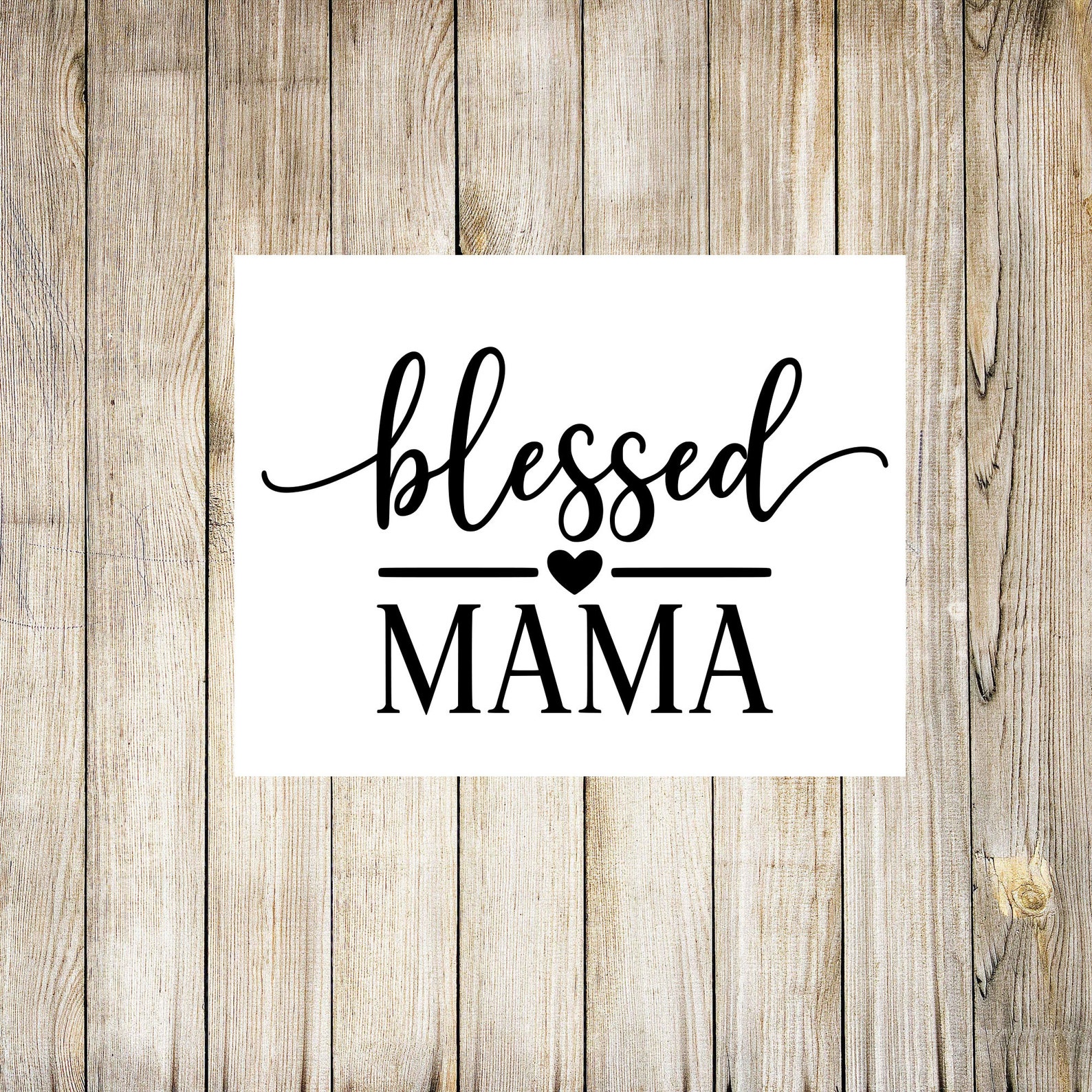 Blessed Mama Car Decal Blessed Mama Sticker Blessed Mama - Etsy