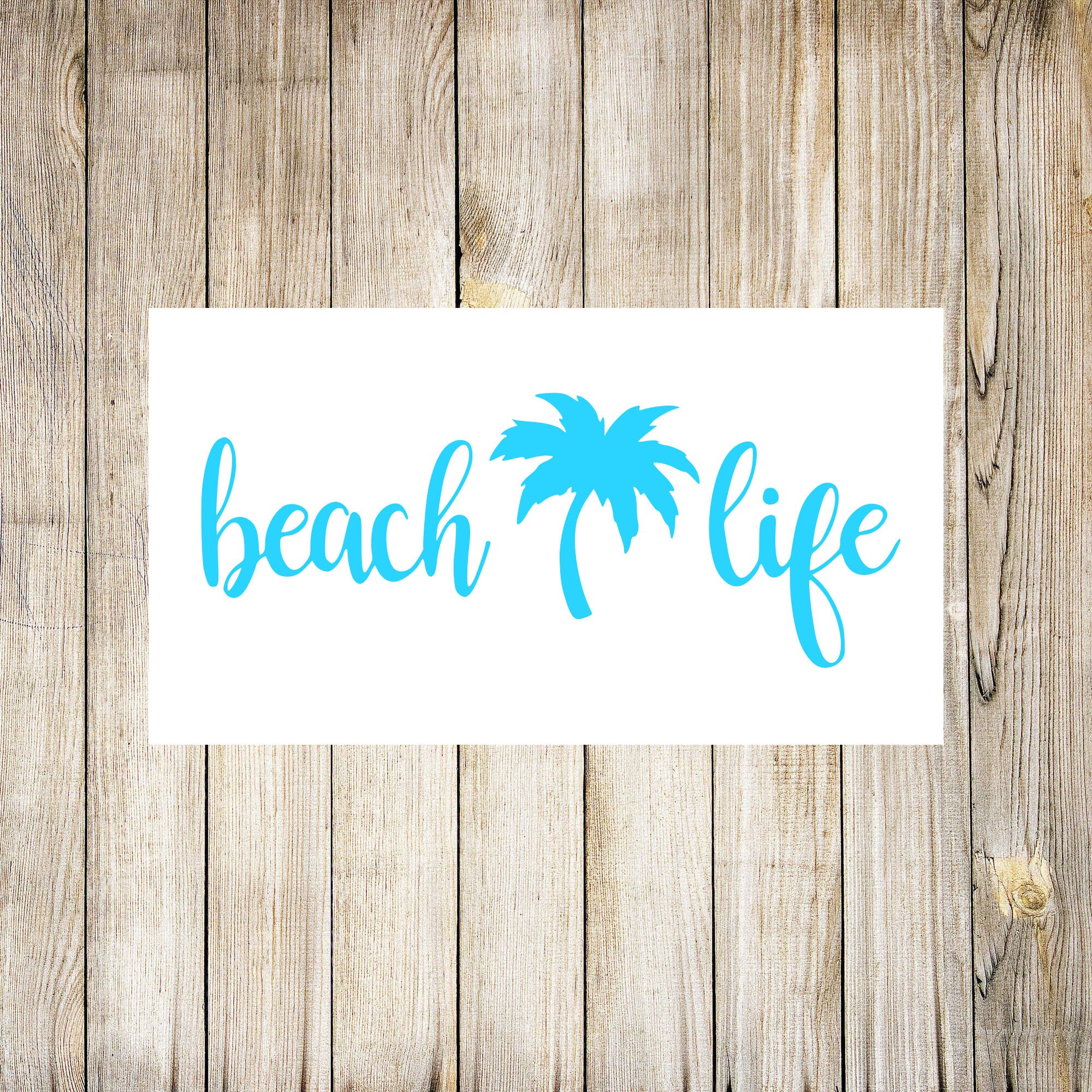 Beach Life Decals - Vehicle Stickers - Car Decal - Laptop Decal - Etsy