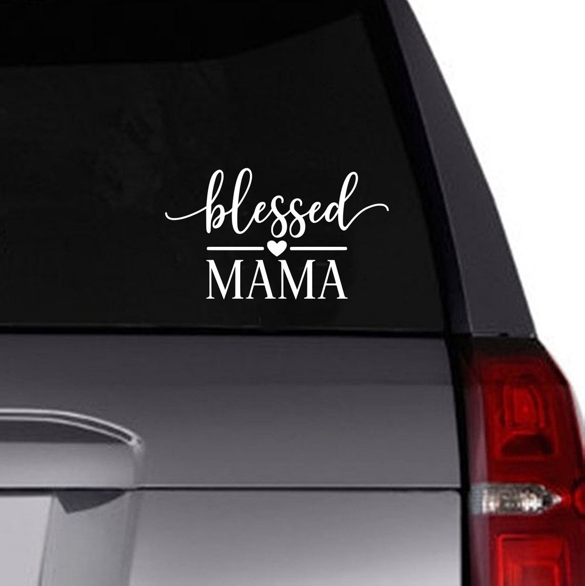 Blessed Mama Car Decal Blessed Mama Sticker Blessed Mama - Etsy