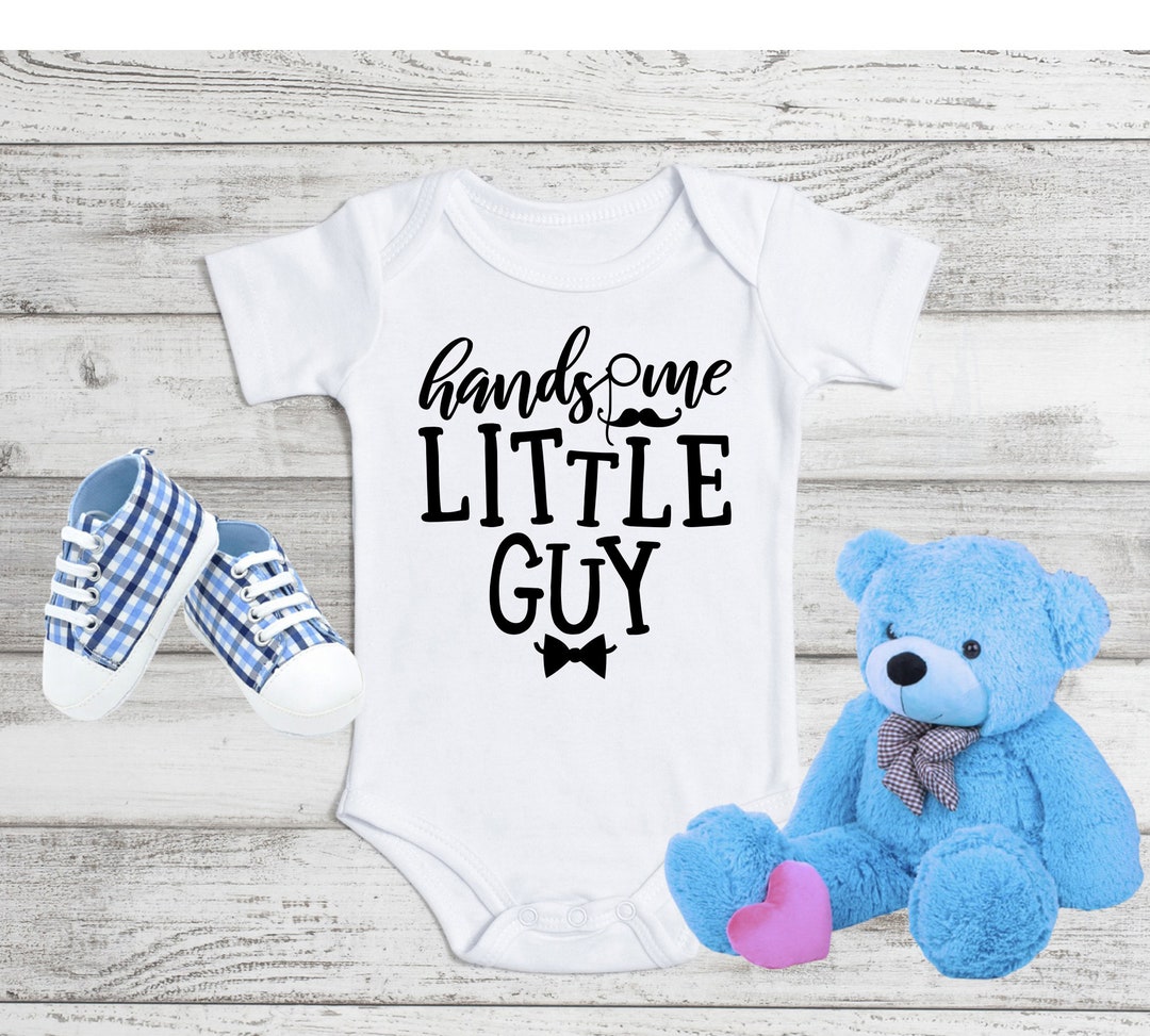 Handsome Little Guy Baby Onesie® Cute Baby Onesie® - Etsy