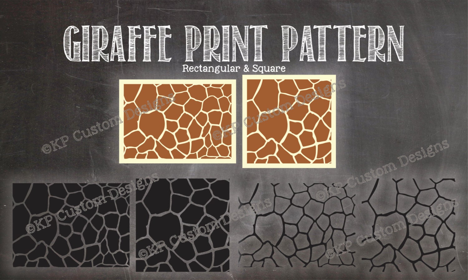 FULL- Safari Animal Print Patterns Package Cut File SVG Personal Use ...