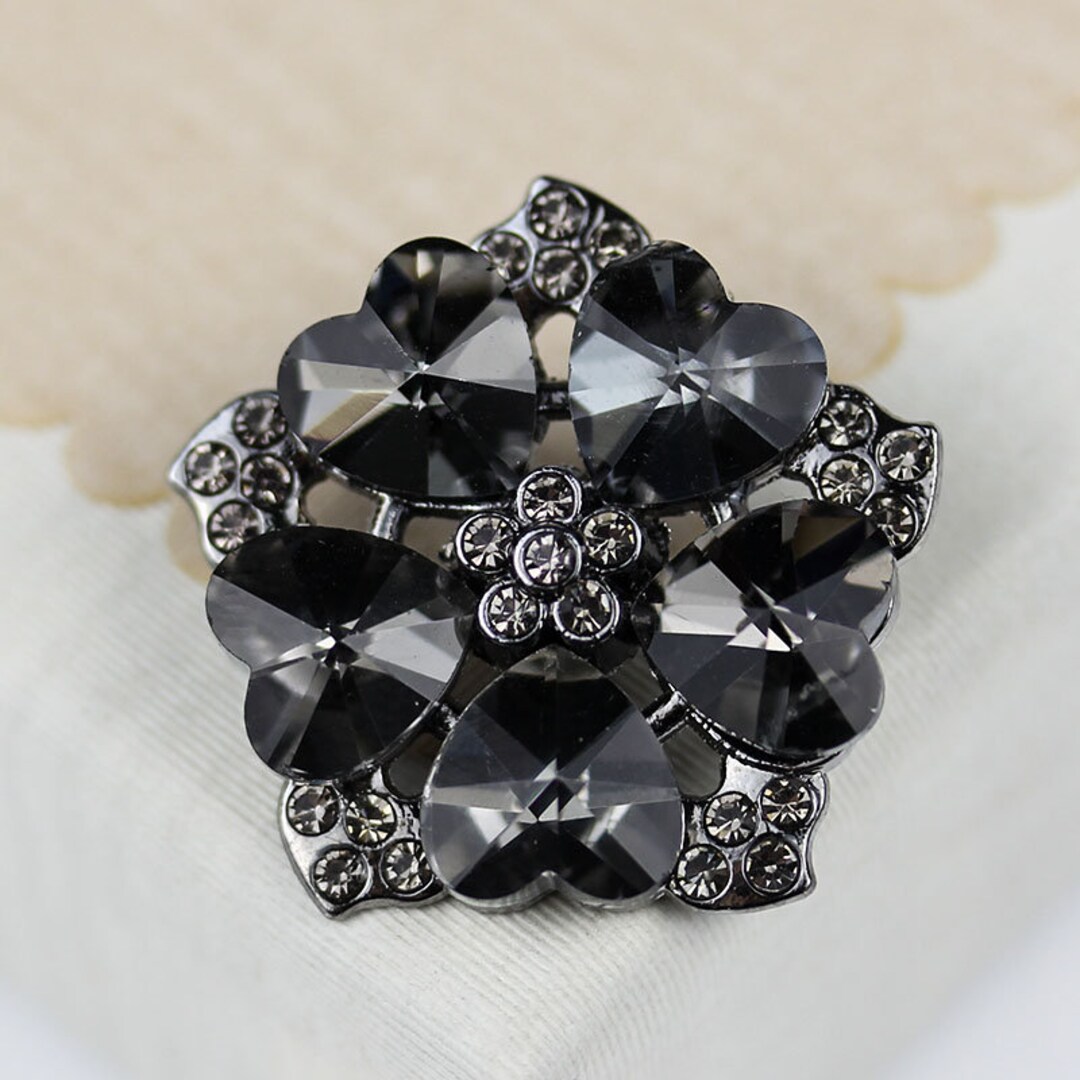 Rhinestone Decorative Star Buckle Cuff Buckle Women's Jewelry Buttons ...