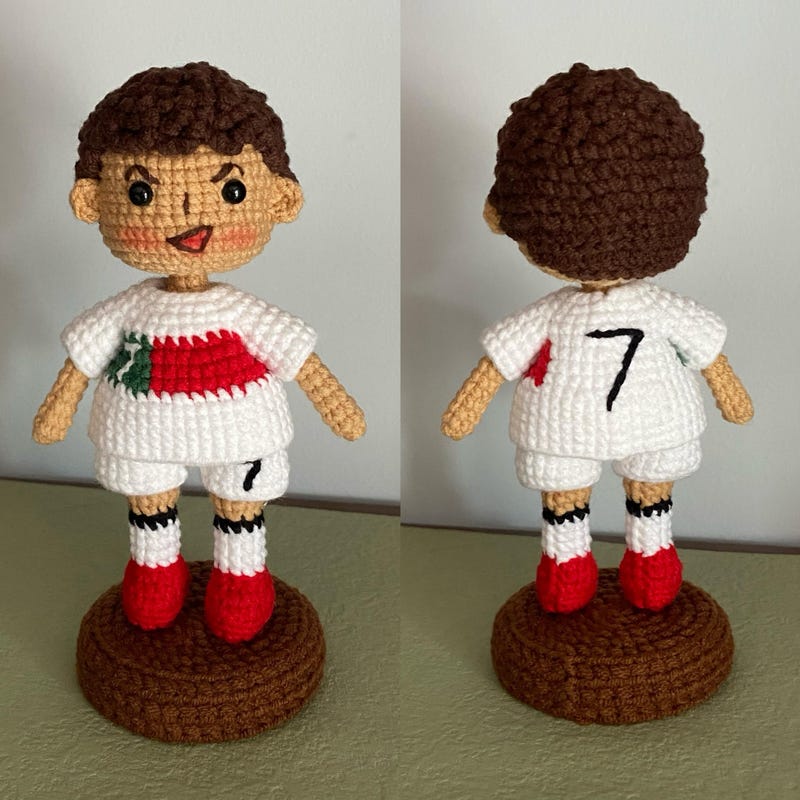 Cristiano Ronaldo Plush - Etsy